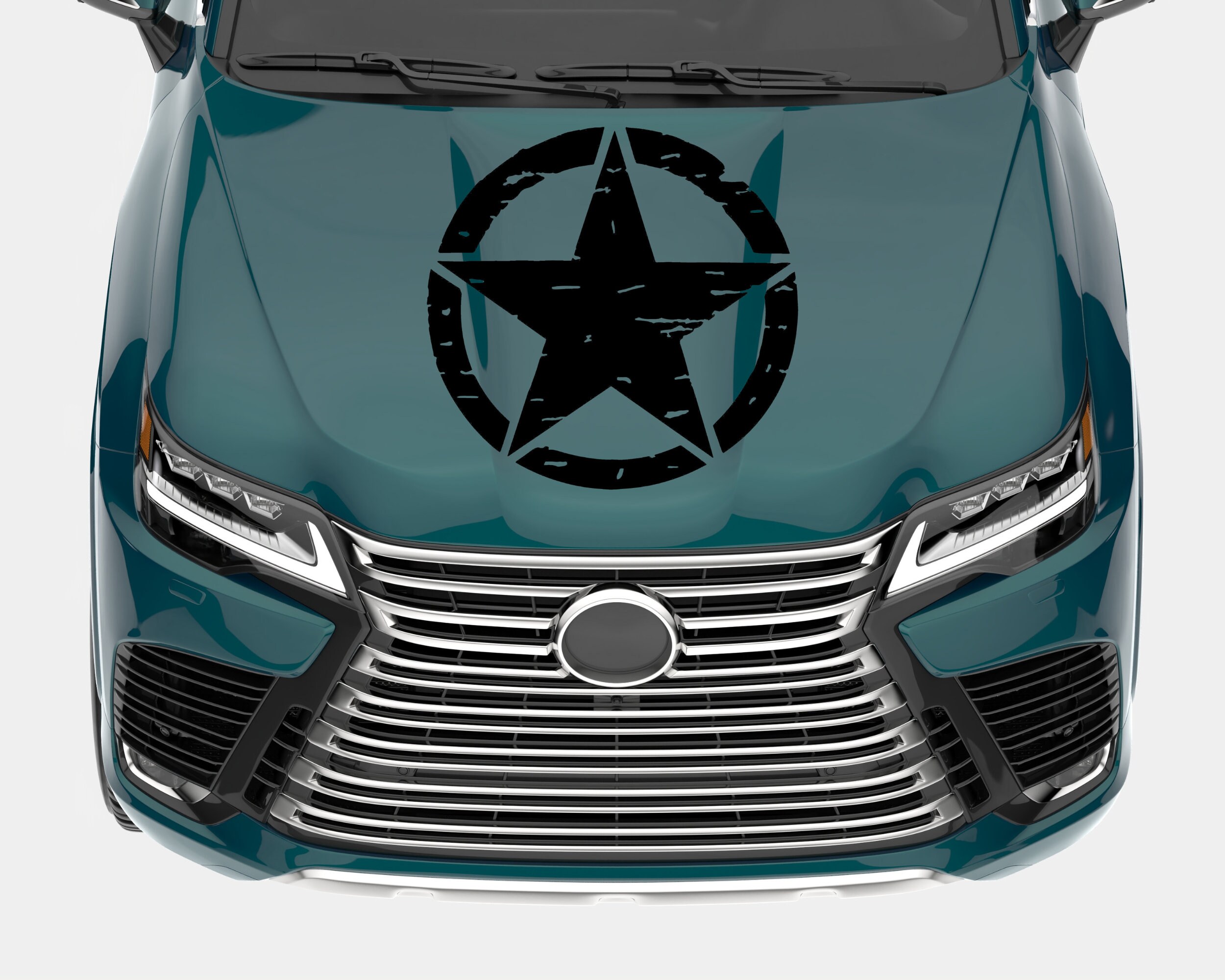 US Army Star Car Decal - Military Vinyl Sticker for Truck, SUV, RV - Etsy