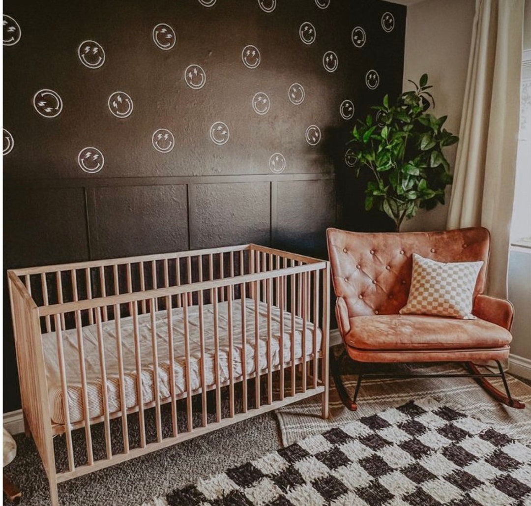 Retro Smile Wall Decal Smiley Face Wall Stickers Retro - Etsy