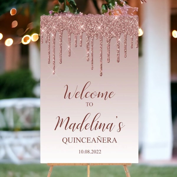 Quinceanera Entrance Sign - Etsy