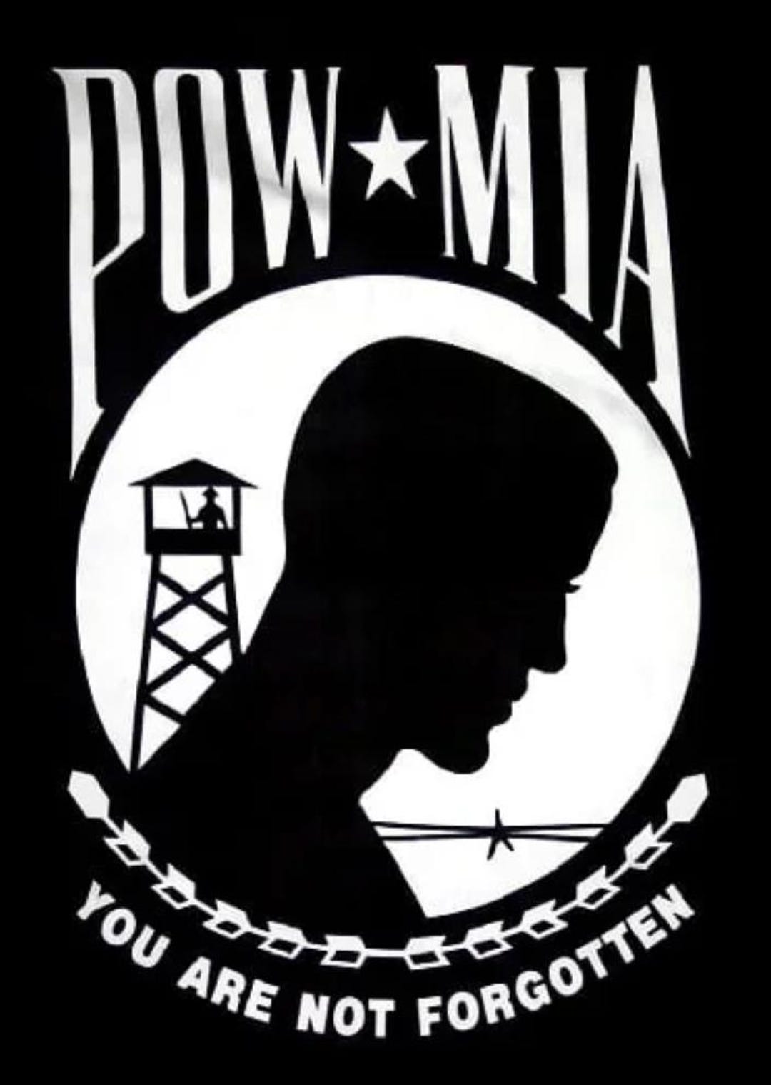 POW MIA Vinyl Decal, American Flag Graphic Car Sticker - Etsy