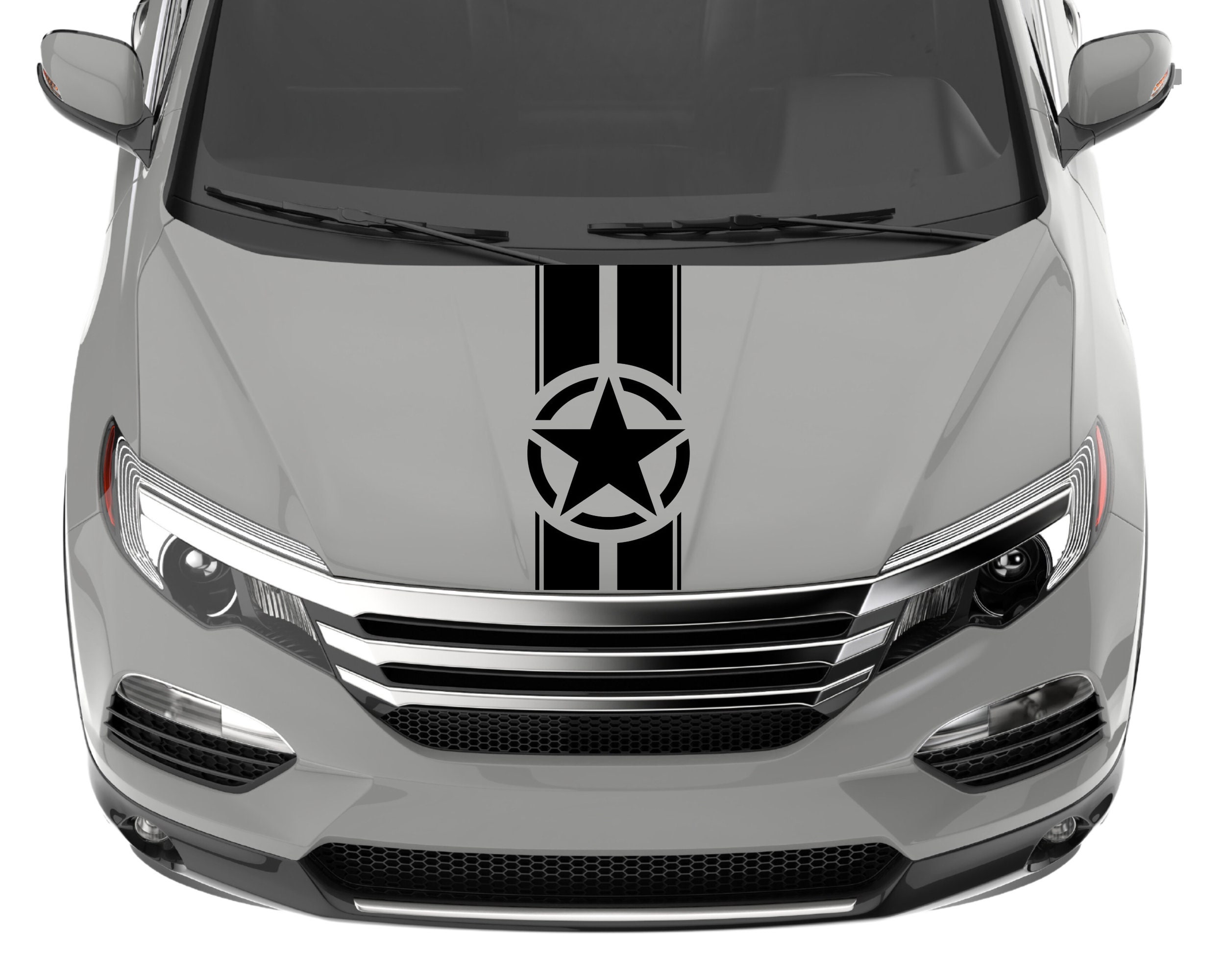 US Army Star Car Hood Decal: Military Vinyl Truck Sticker - Etsy
