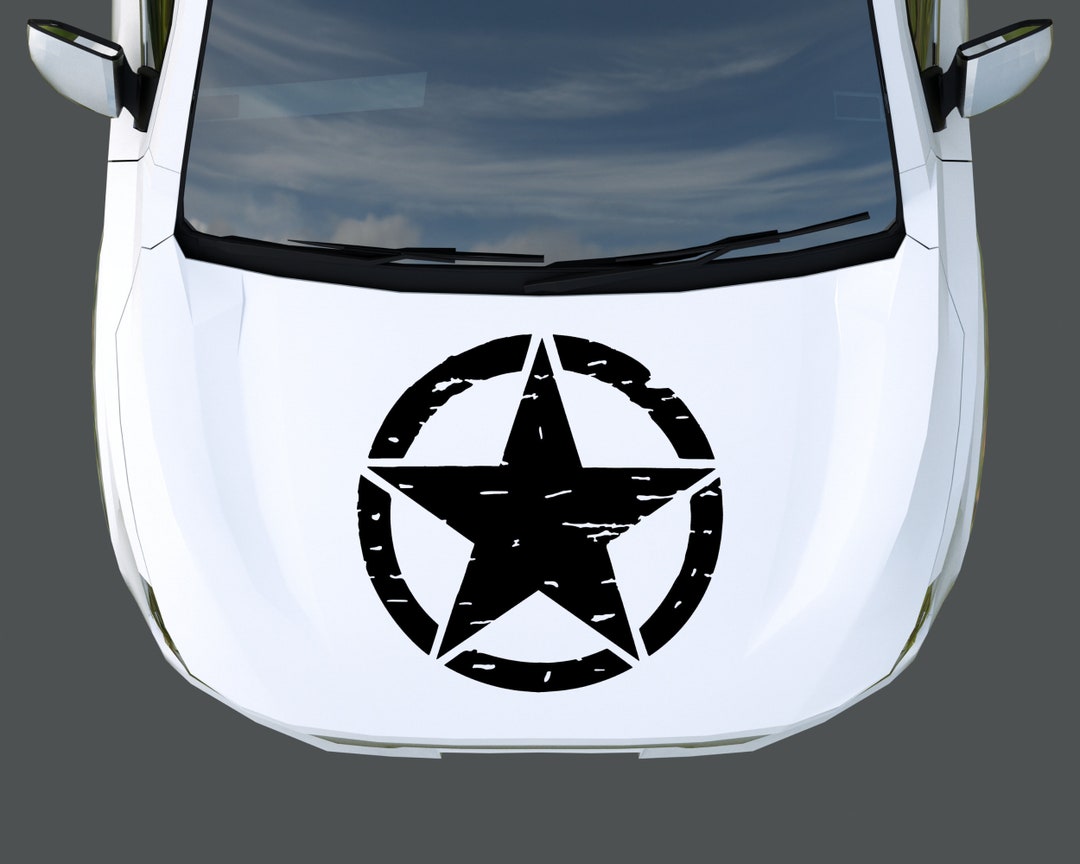 US Army Star Car Decal - Military Vinyl Sticker for Truck, SUV, RV - Etsy