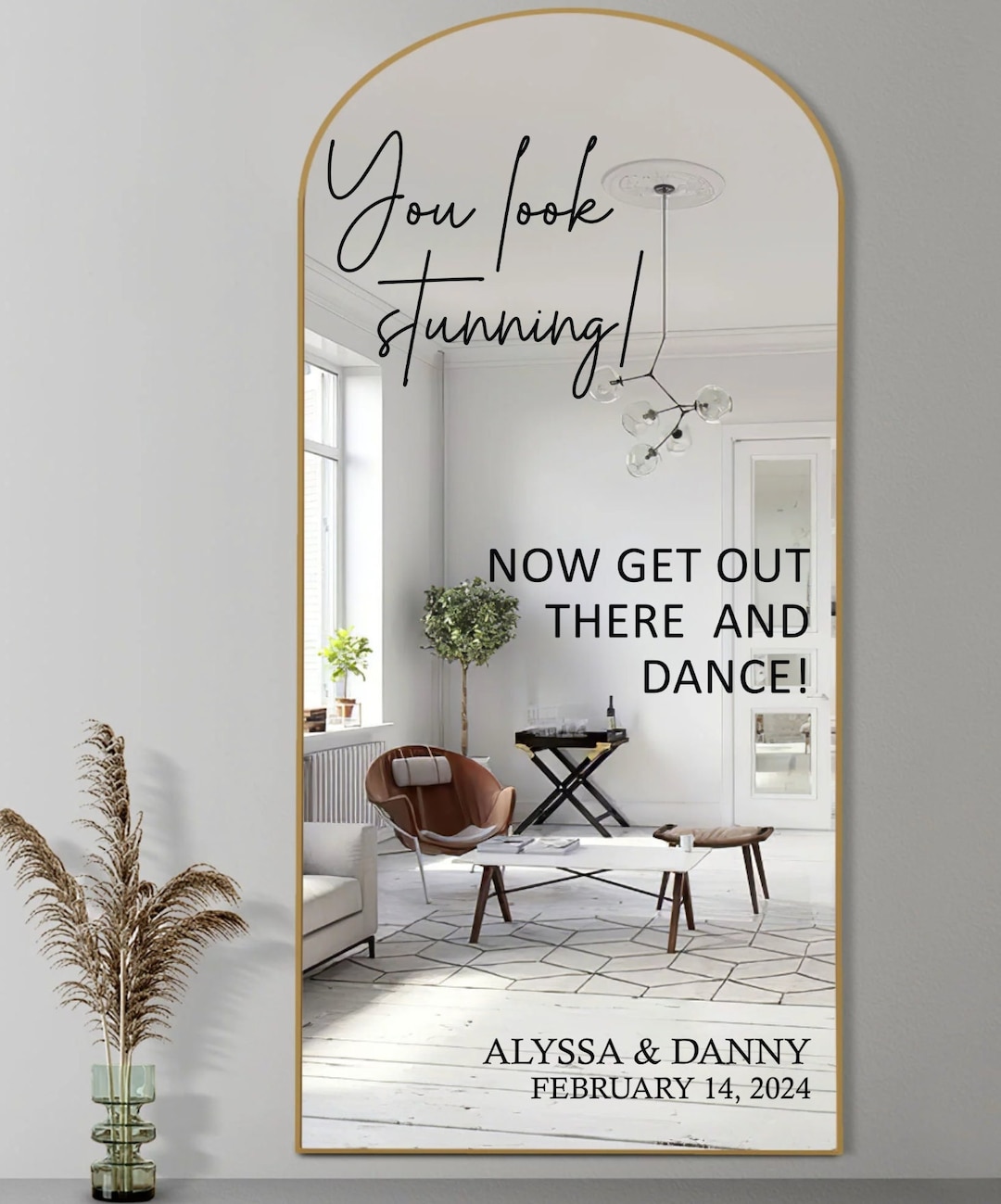 Selfie Mirror Sign Decal - Removable Wedding Decor Wedding Vinyl Decals ...