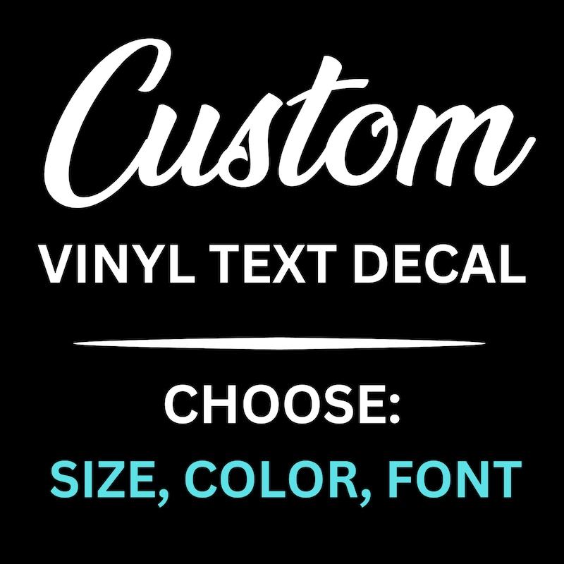 Vinyl Lettering - Etsy