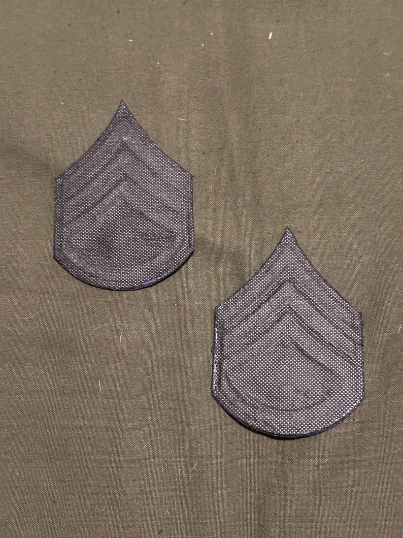 Reproduction WWII Rayon Staff Sergeant Chevrons - Etsy