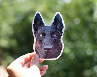 Dutch Shepherd Sticker - Etsy