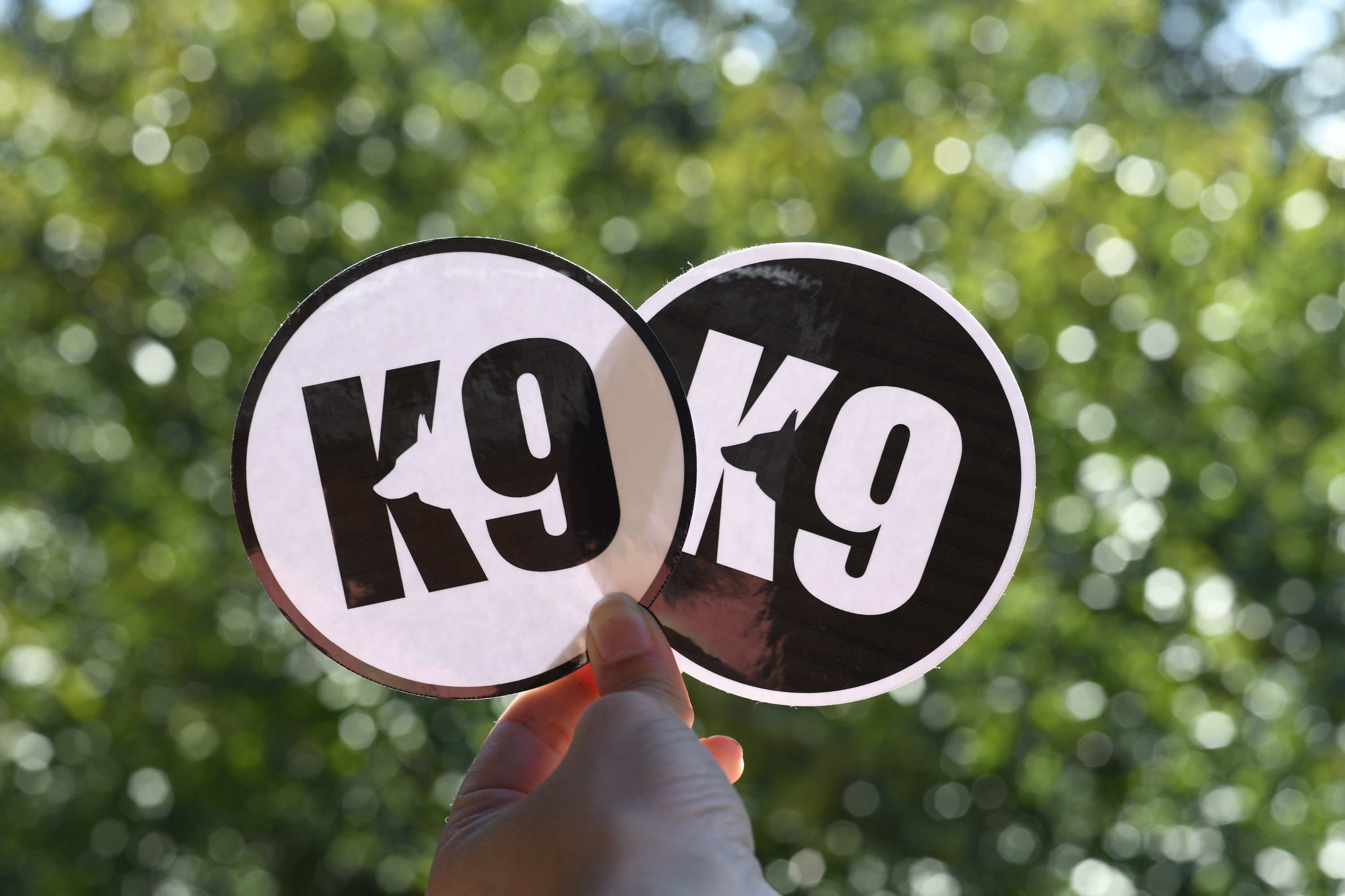 K9 Sticker With Shepherd Silhouette Water Resistant - Etsy