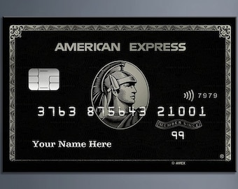 Amex Custom Canvas - Etsy