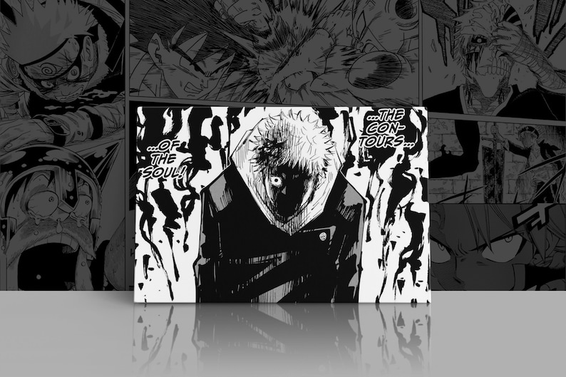 Itadori's Rage: Manga Panel Wall Art - Etsy UK