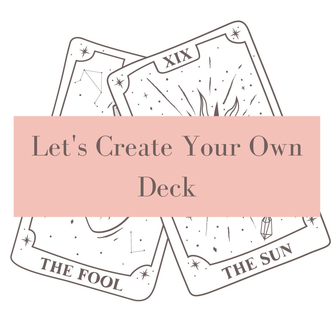 Create Your Own mini Tarot Deck, Custom Tarot Deck, Oracle Deck, Unique ...