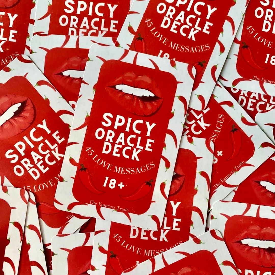 Spicy Oracle Messages, 45 Love Messages, Twinflame mini Oracle Deck ...
