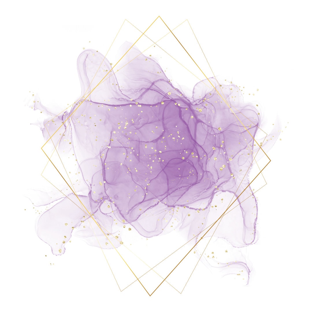 Purple & Gold Logo Background, Logo Background, Watercolor Background ...