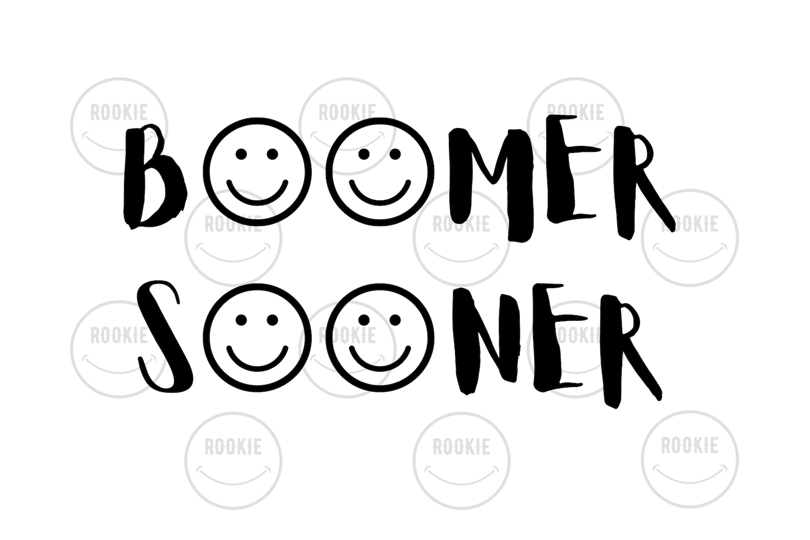 BOOMER SOONER Smiley Face OU Game Day Oklahoma - Etsy Australia