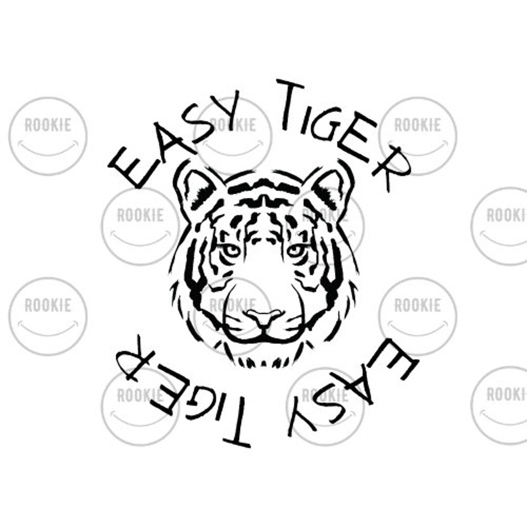 EASY TIGER | SVG File for Cricut - Etsy