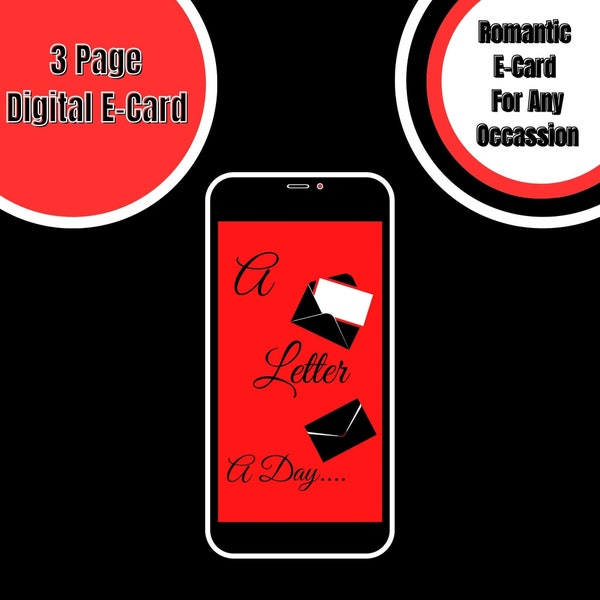 Poetic Digital Card Etsy