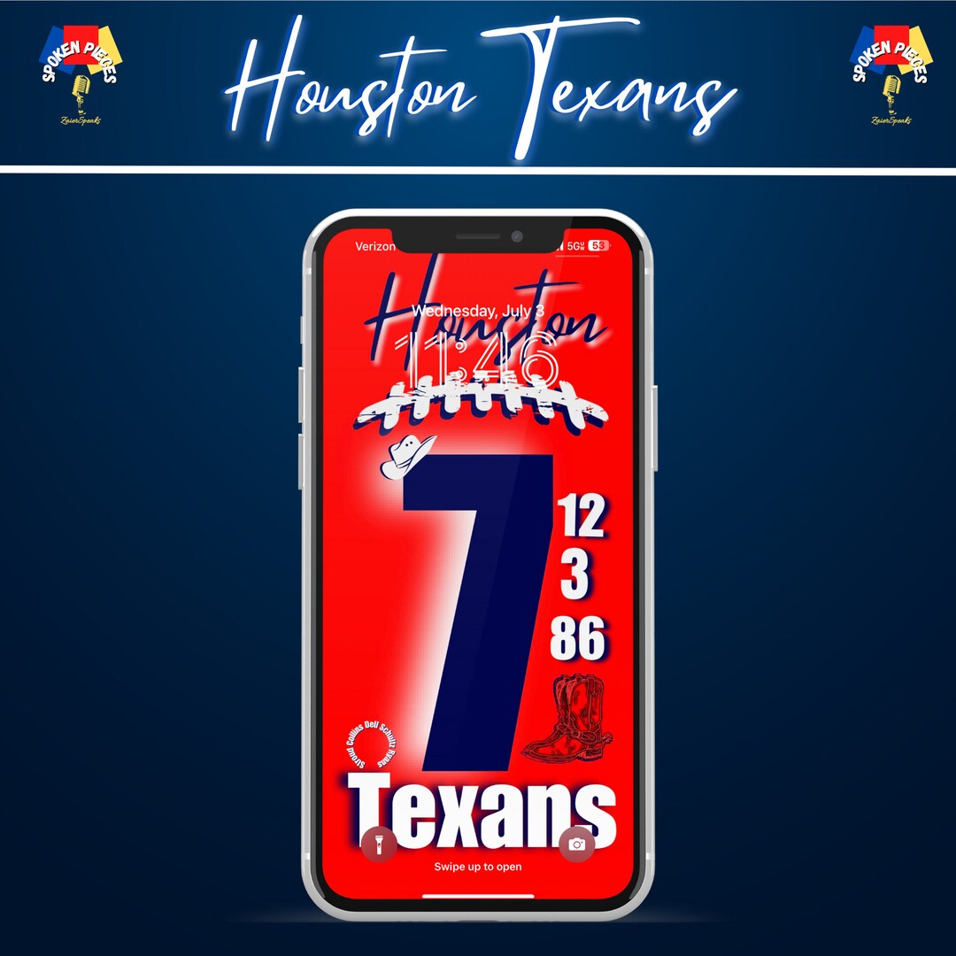 Houston Texans Wallpaper for iPhone and Android - Etsy