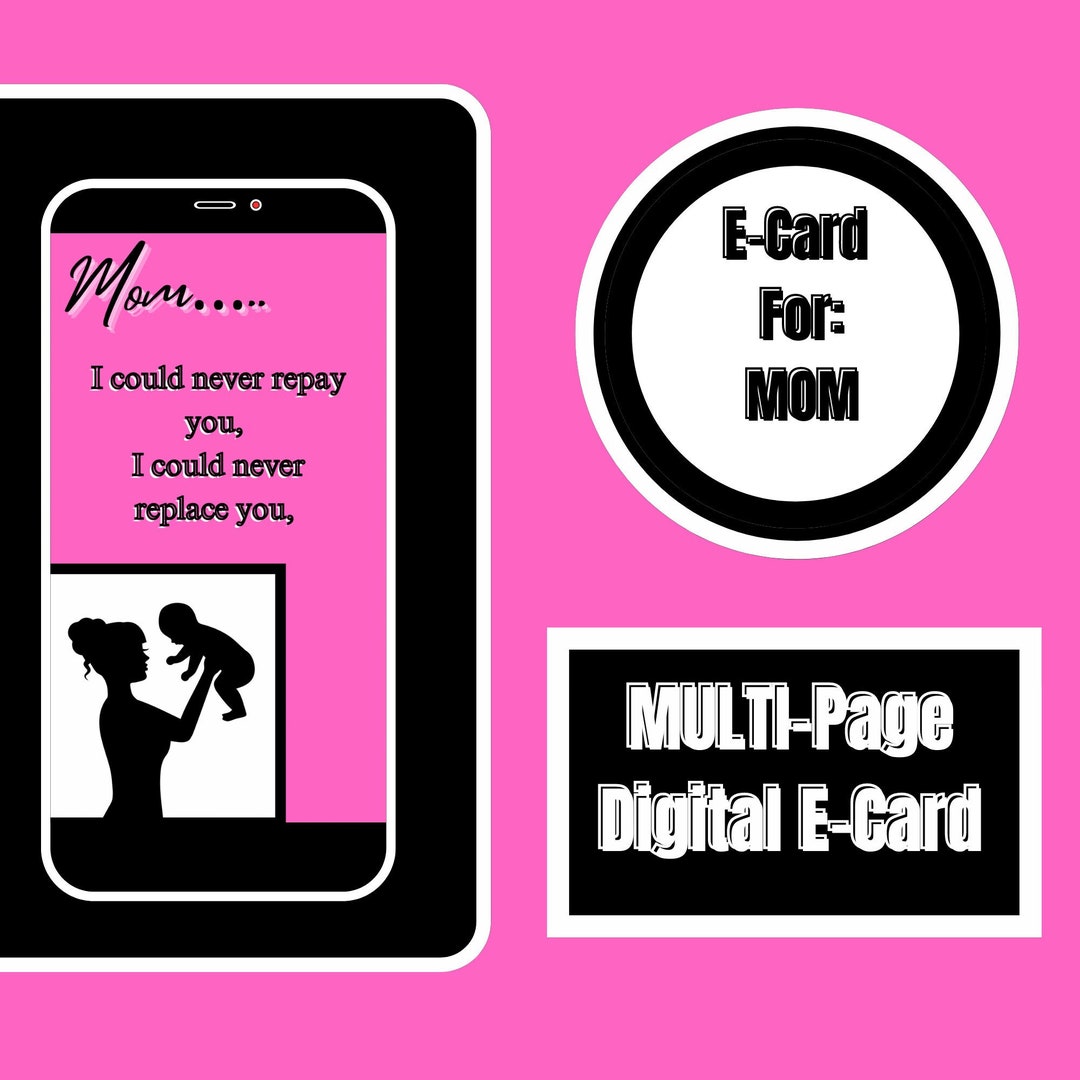 E-card for Her for Mom "mom" Digital Download Instant Download - Etsy