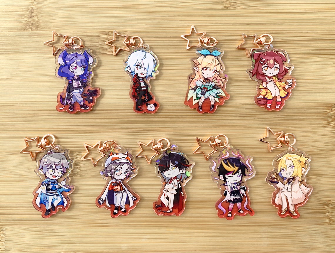 Nijisanji & Hololive Keychains - Etsy