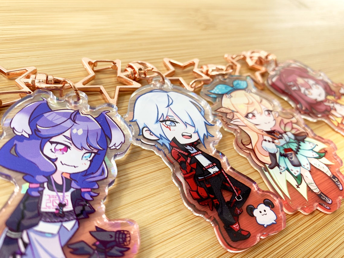 Nijisanji & Hololive Keychains - Etsy