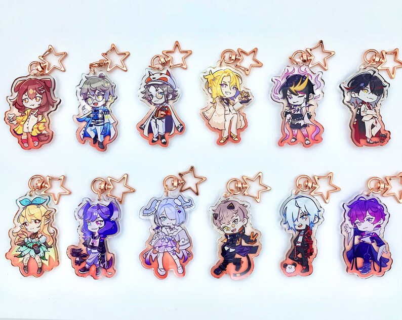 Nijisanji & Hololive Keychains - Etsy