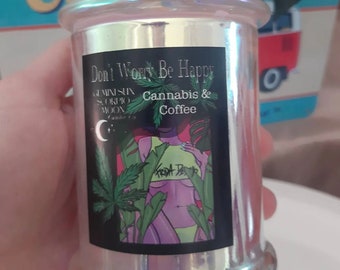 Cannabis Candle - Etsy