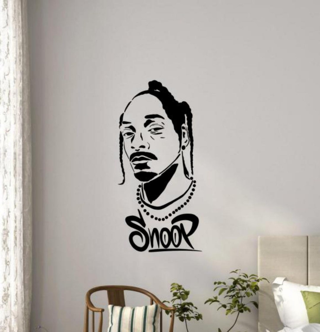 Snoop Wall Decal Vinyl Sticker Quote Hip Hop Decor Car Decal Sign Wall ...