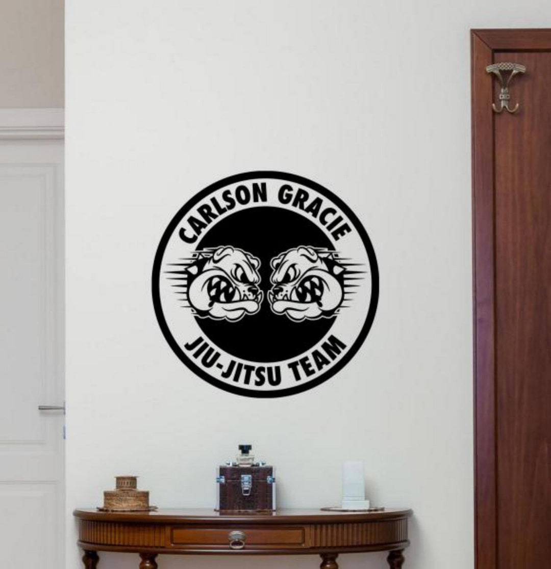 Carlson Gracie Wall Decal Vinyl Sticker Brazilian Jiu Jitsu Team Sign ...