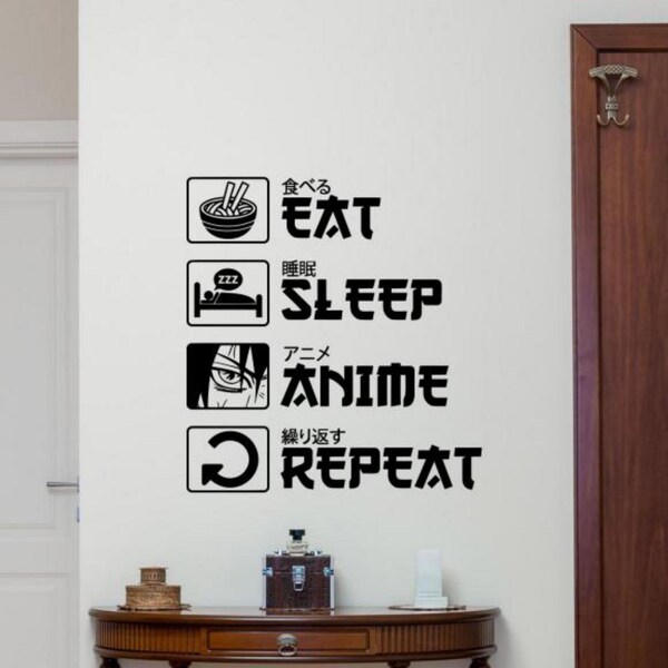 Anime Wall Stickers - Etsy