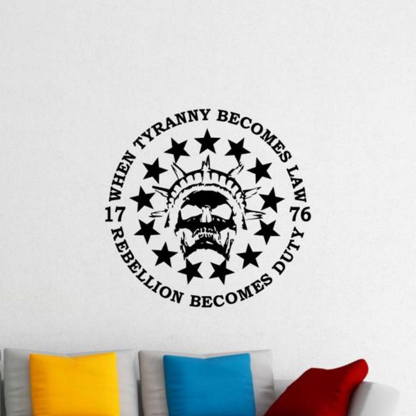 Tyranny Sticker - Etsy