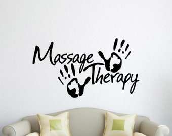 Massage Spa Wall Decal - Etsy
