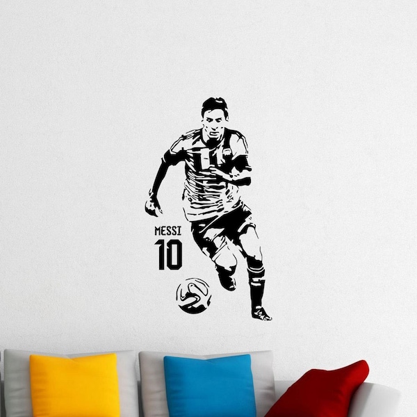 Messi Decal - Etsy UK