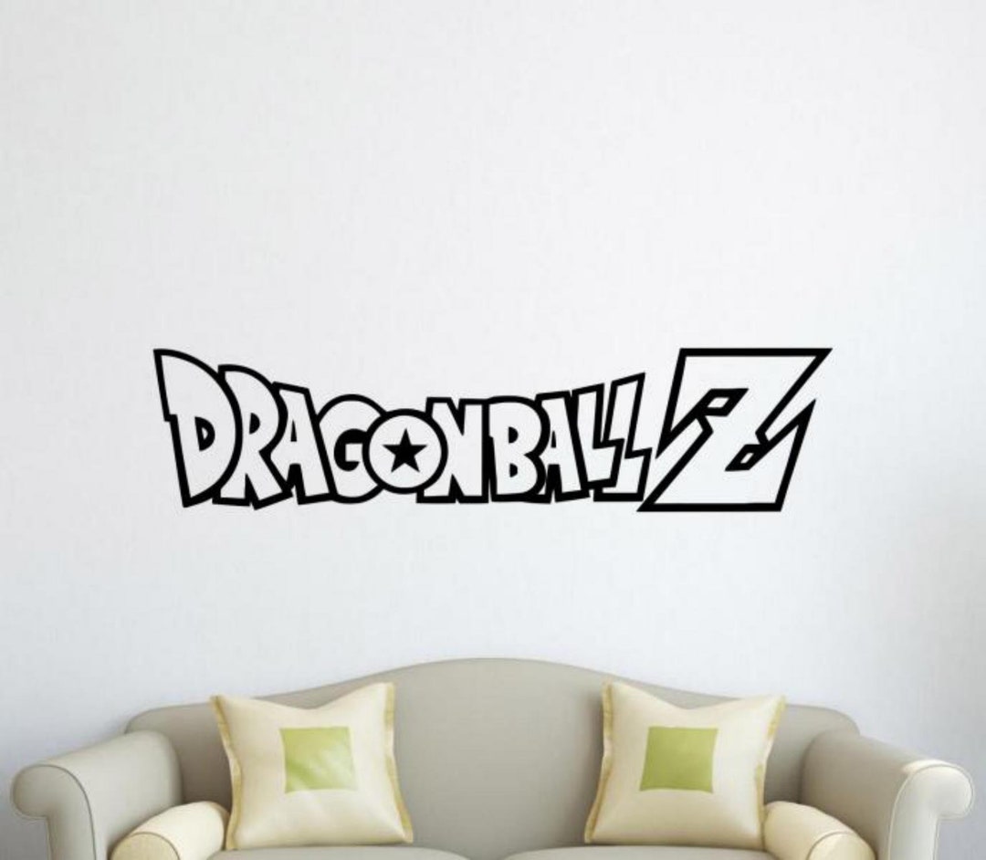 DBZ Wall Decal Vinyl Sticker Logo Super Saiyan Decal Poster Dragon Goku ...