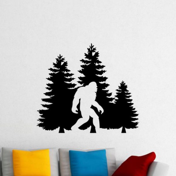 Pine Tree Wall Decal - Etsy