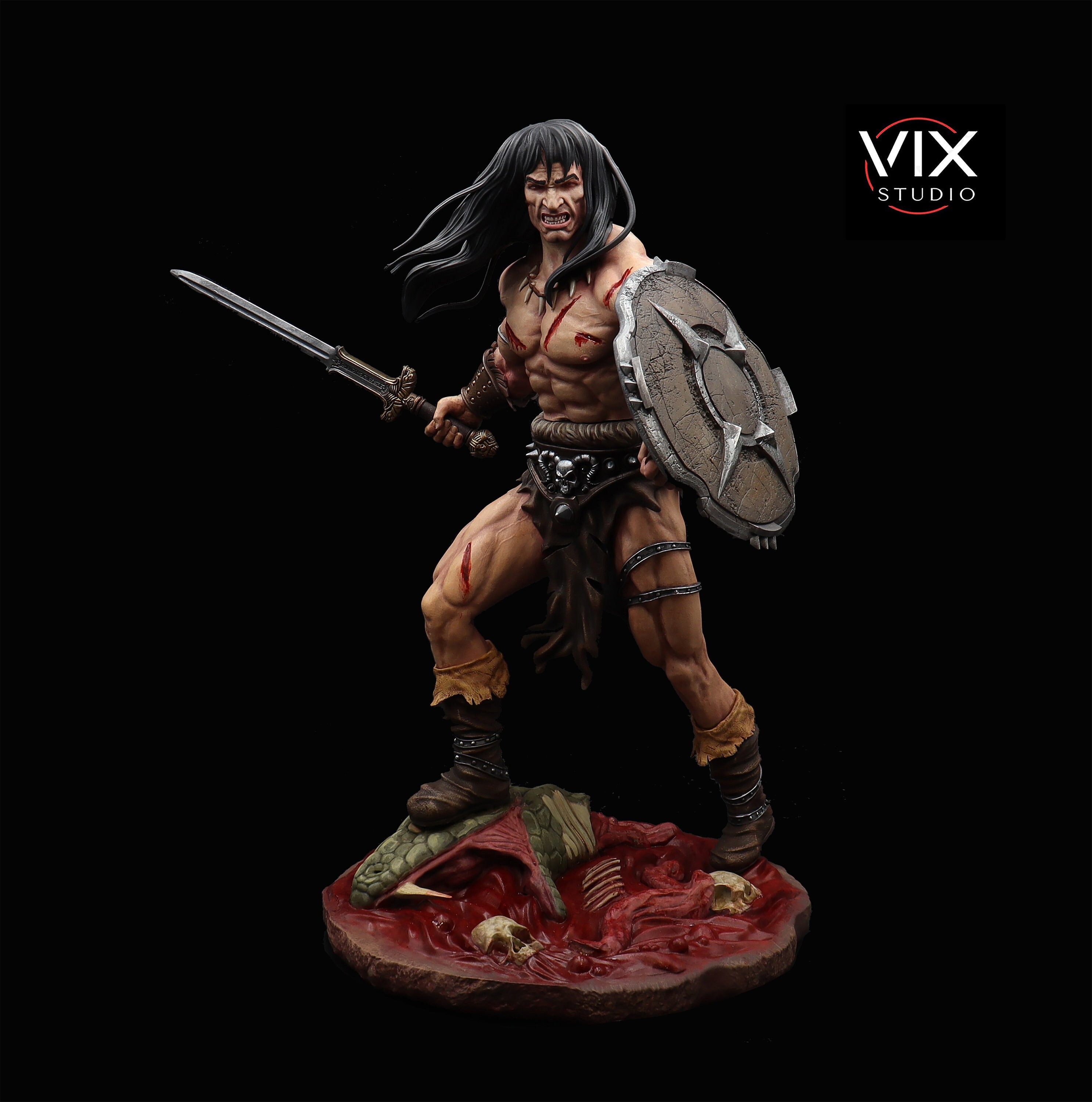 Conan Fan Art 3D Statue - Etsy