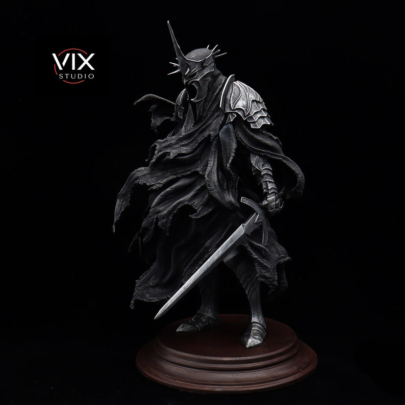 Witch King of Angmar Nazgul the Lord of the Ring Fan Art 3D Statue - Etsy