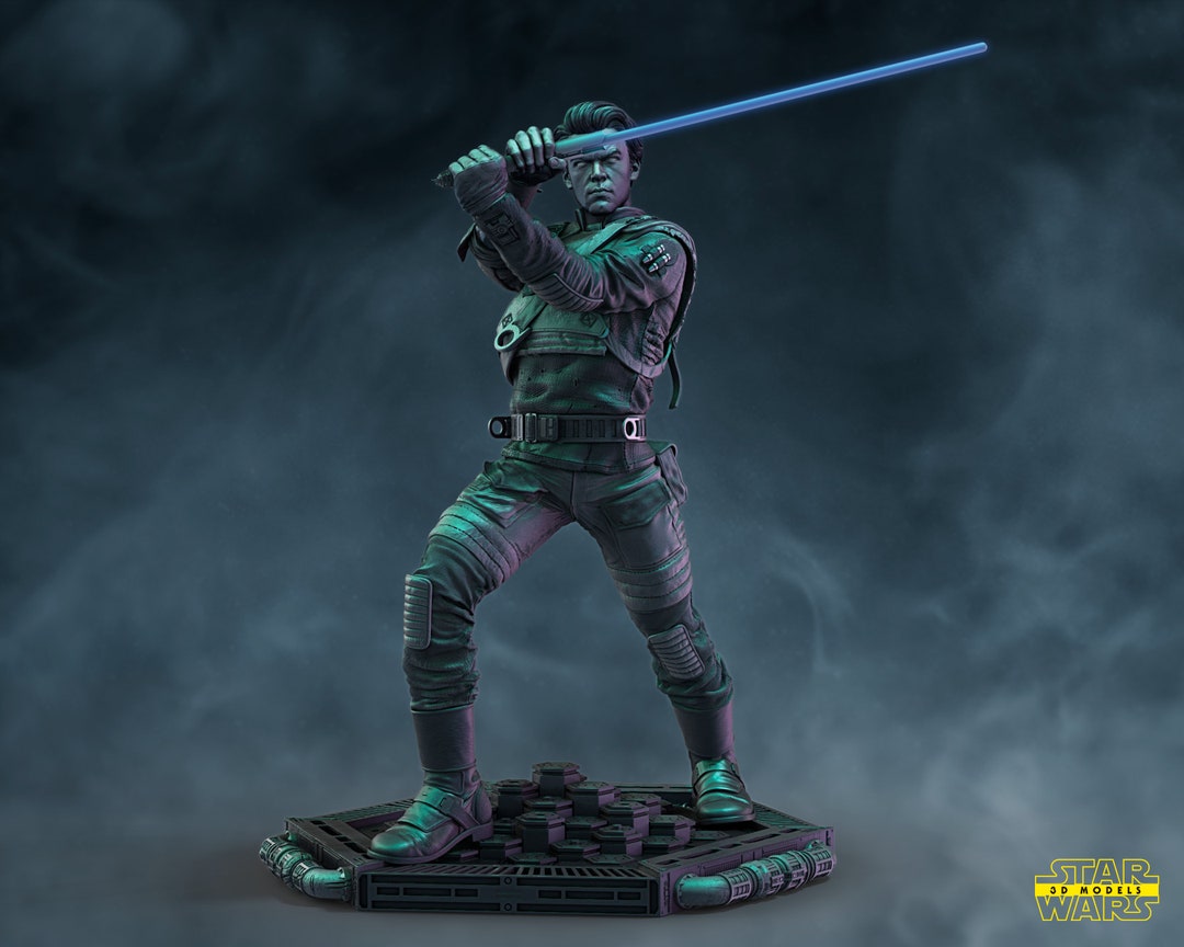 Cal Kestis star Wars Fan Art 3D Statue - Etsy