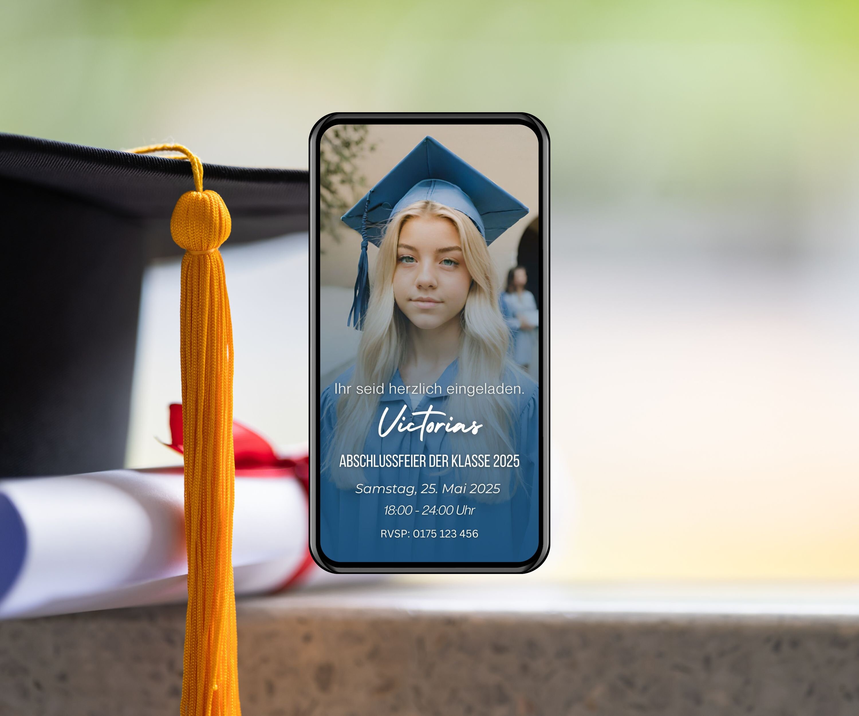 Digital Graduation Invitation, Ecard Graduation Party, Graduation ...