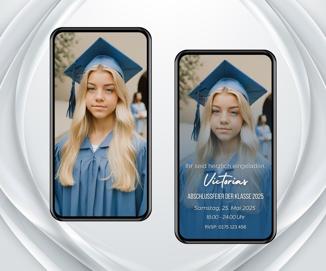 Digital Graduation Invitation, Ecard Graduation Party, Graduation ...