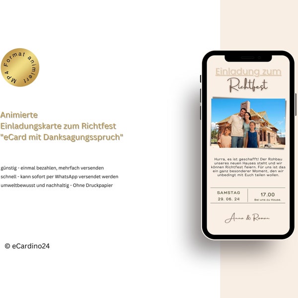 Helper Party Topping Out Ceremony Invitation - Etsy