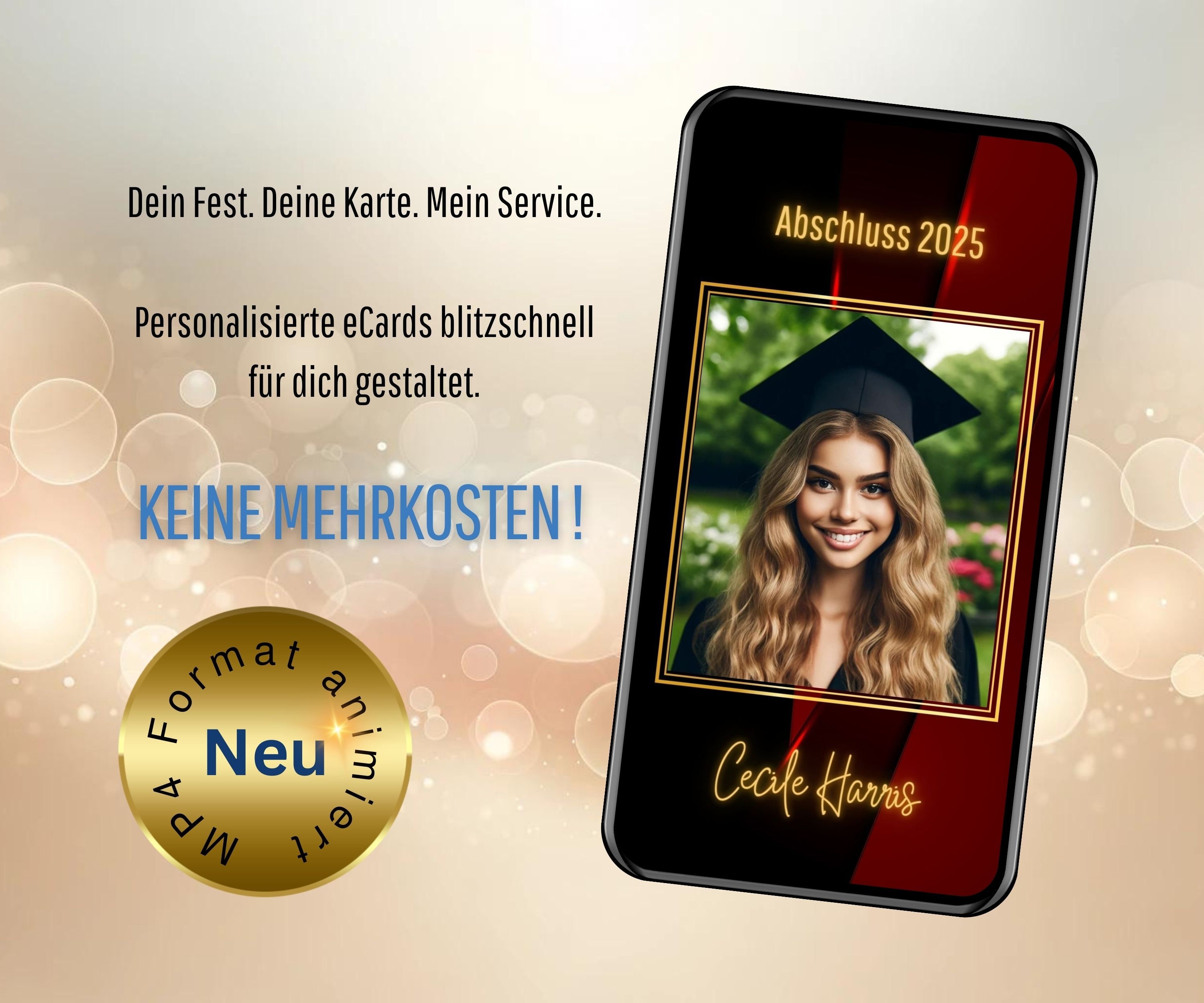 Digital Graduation Invitation, Ecard Graduation Party, Graduation ...