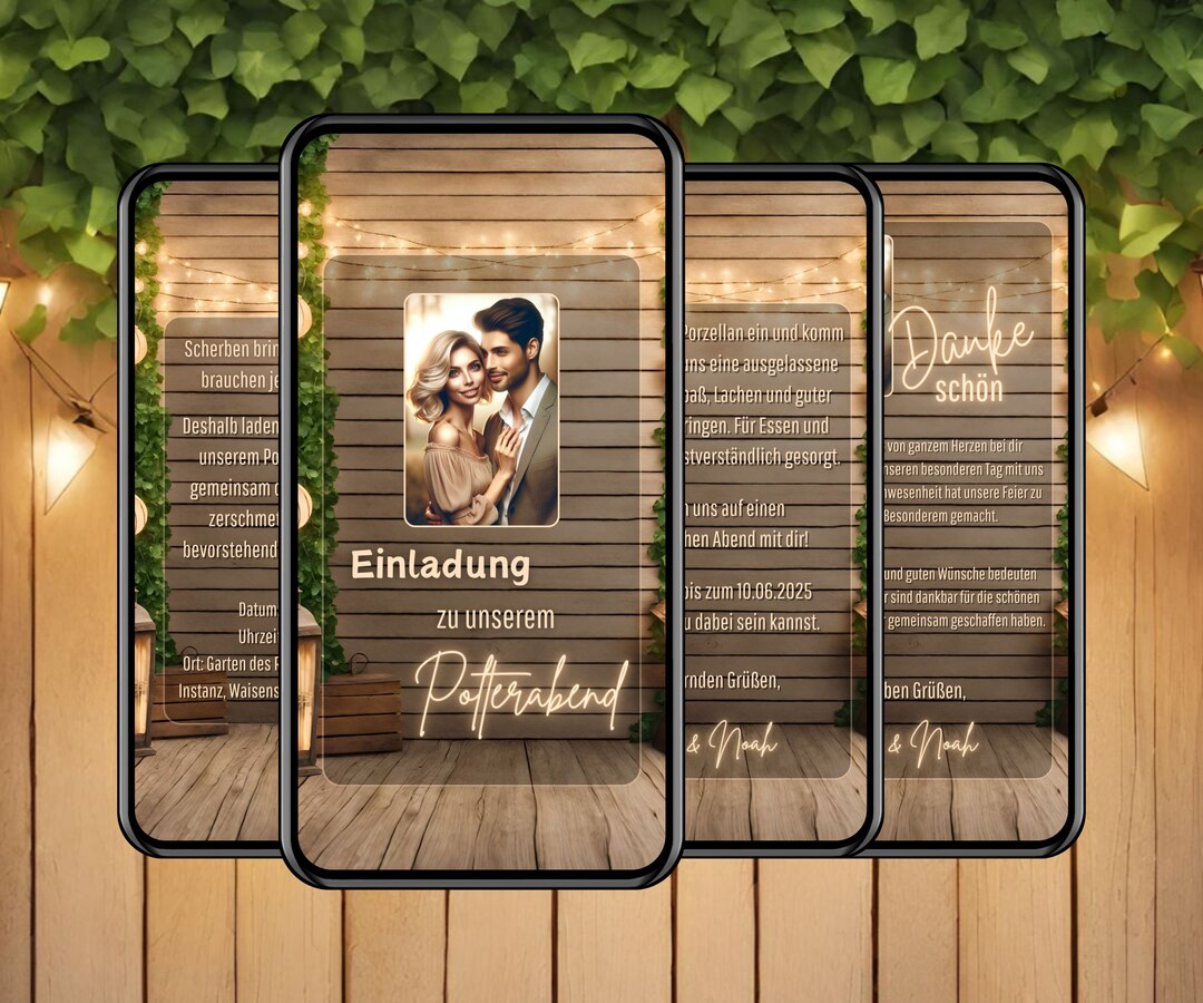 Digital Invitation to the Rustic Hen Party Personalized With Picture ...
