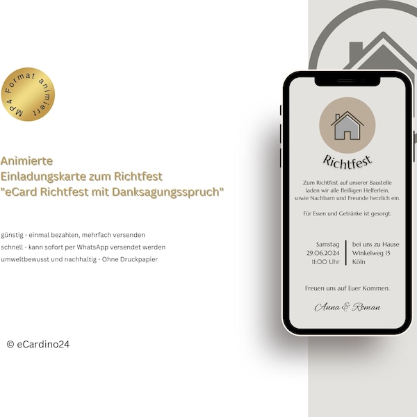 Helper Party Topping Out Ceremony Invitation - Etsy