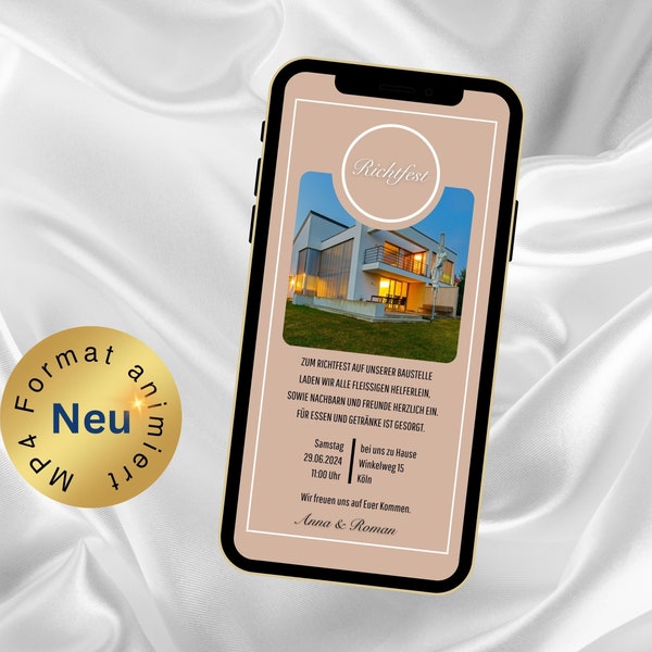 Topping Out Ceremony Invitation - Etsy