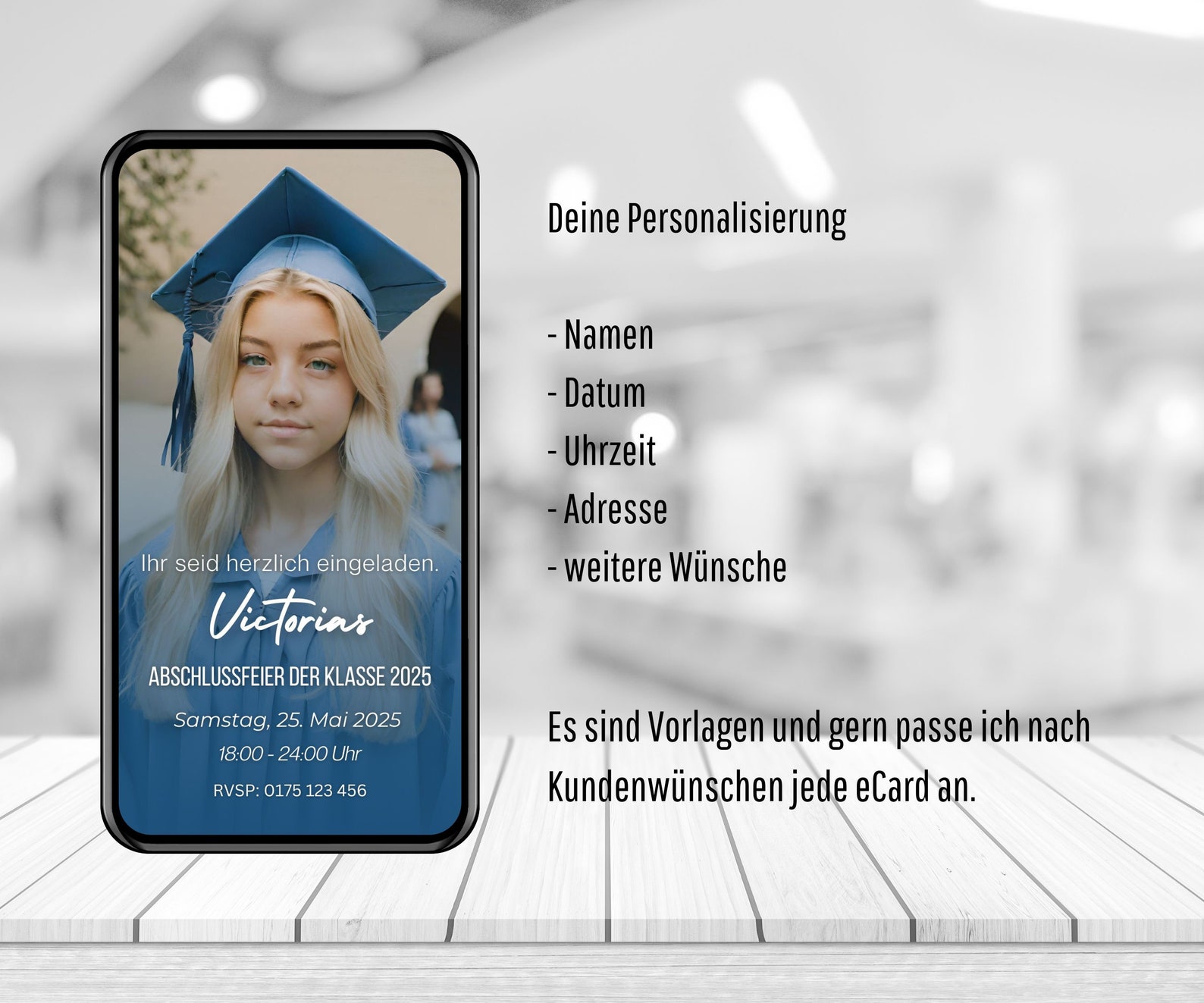 Digital Graduation Invitation, Ecard Graduation Party, Graduation ...