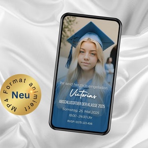 Digital Graduation Invitation, Ecard Graduation Party, Graduation ...