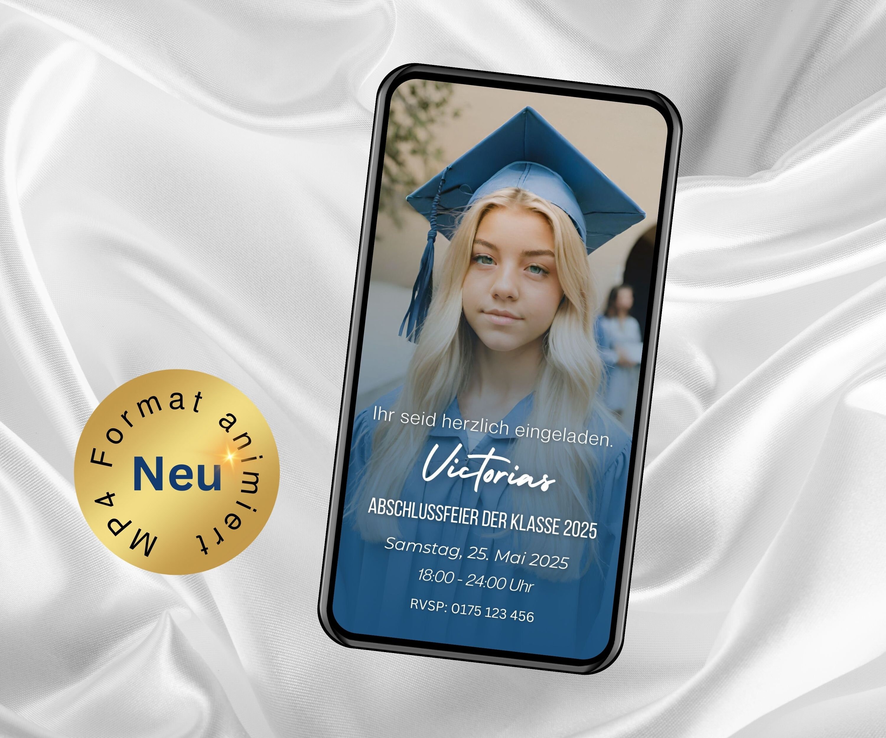 Digital Graduation Invitation, Ecard Graduation Party, Graduation ...