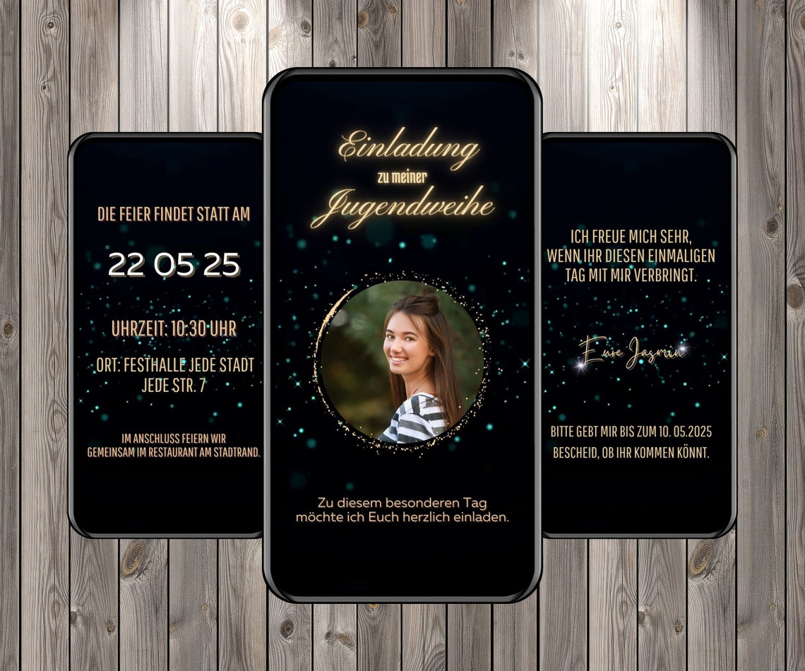 Ecard Invitation to Youth Consecration, Invitation Card Confirmation ...
