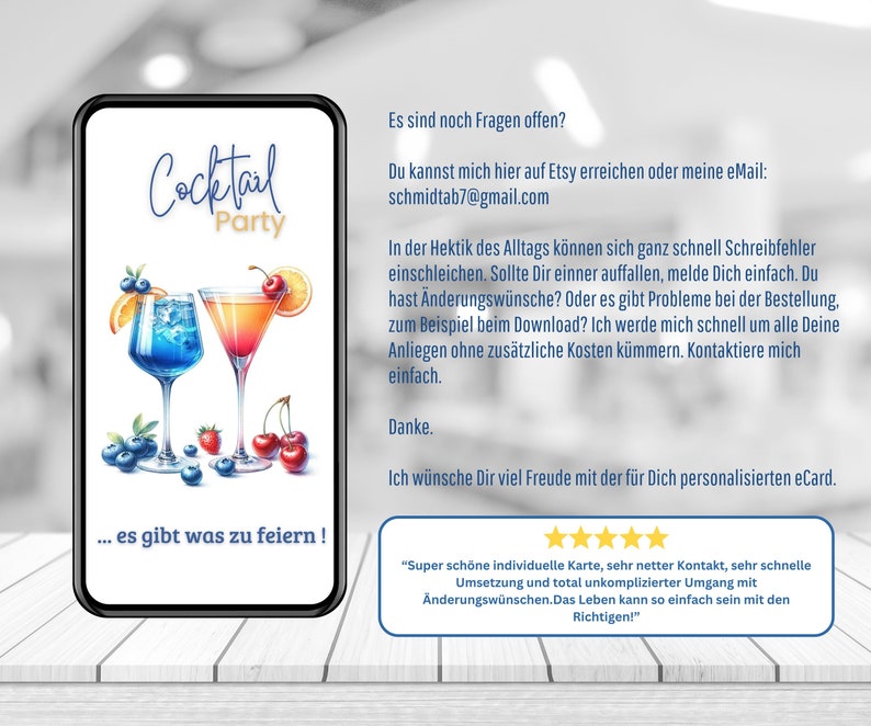 Digital Cocktail Party Invitation Animated Ecard With Music ...