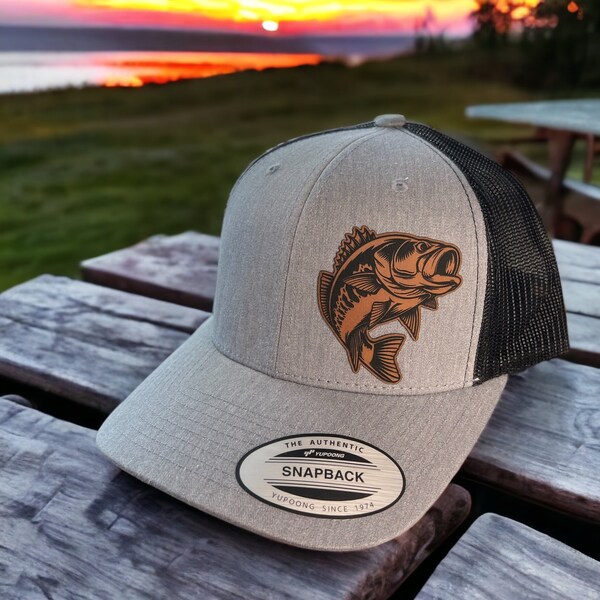 Bass Fishing Cap - Etsy