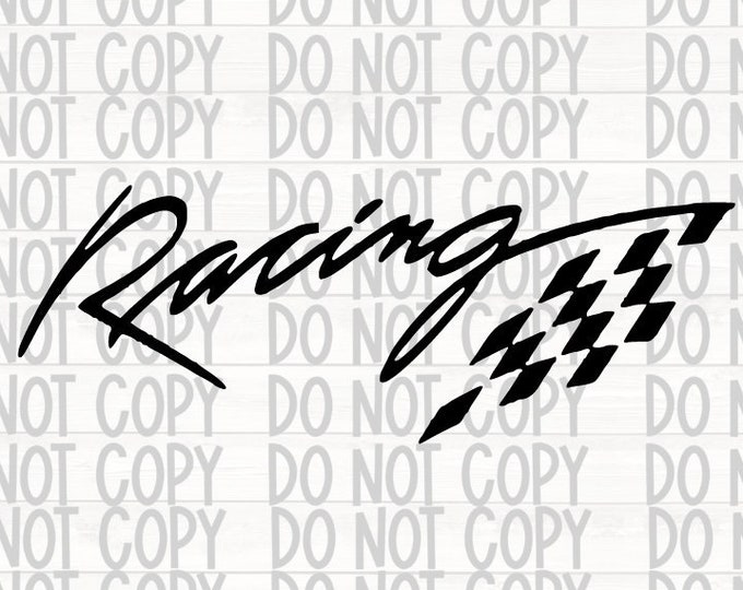 RACING SVG, Racing font svg, Racing words - Etsy México